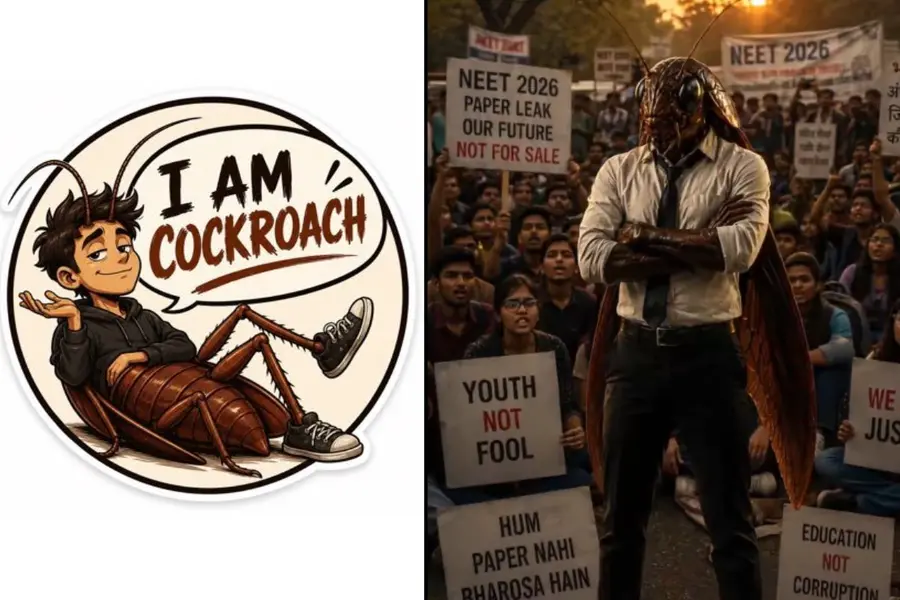 ‘Haan Main Hoon Cockroach’: Viral NEET paper leak protest song sparks ...