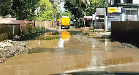 Aroor Ambalam Junction suffers from persistent waterlogging and road ...