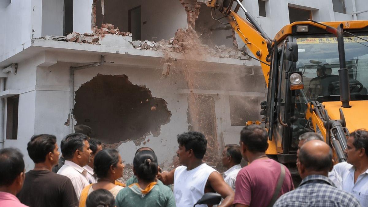 TMC leader-promoter Raju Naskar under fire as KMC bulldozers hit ...