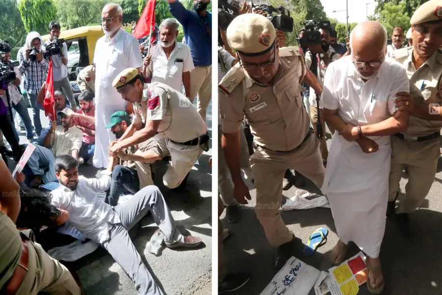 ED raids: High tension in TVM; officials injured; CPM leader MA Baby ...