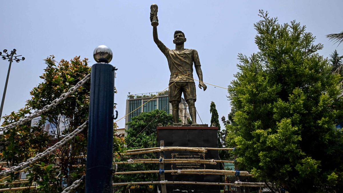 Giant Messi statue in India to be removed over safety concerns ...