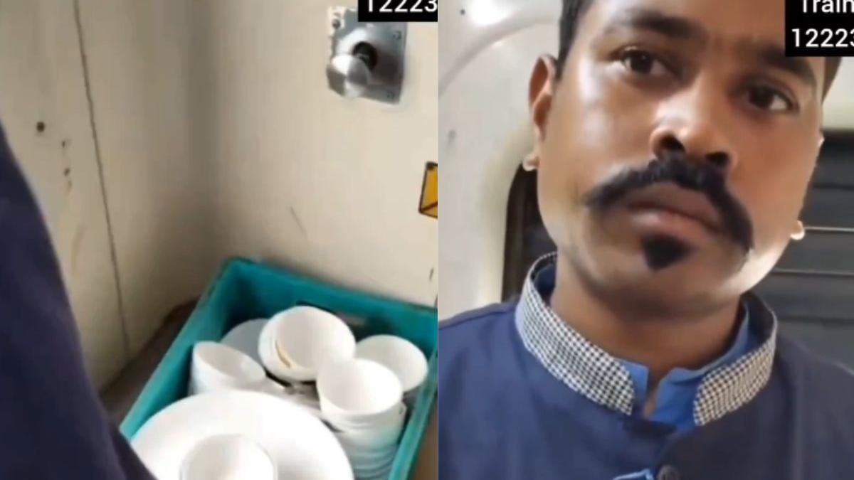 FSSAI issues notice to IRCTC over viral video of utensils washed in ...