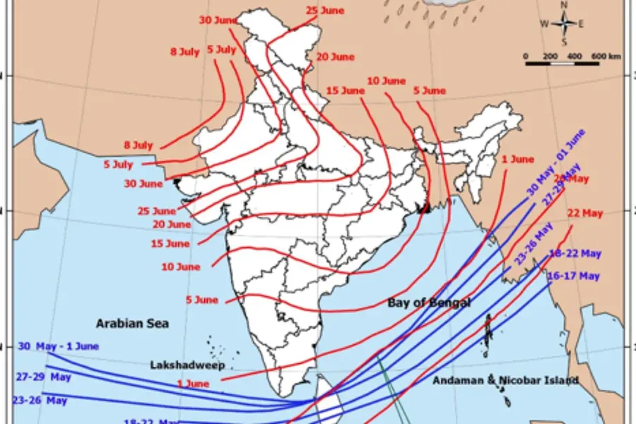 Monsoon 2026: Kerala Monsoon Expected June 4 with Heavy Rain Alerts ...