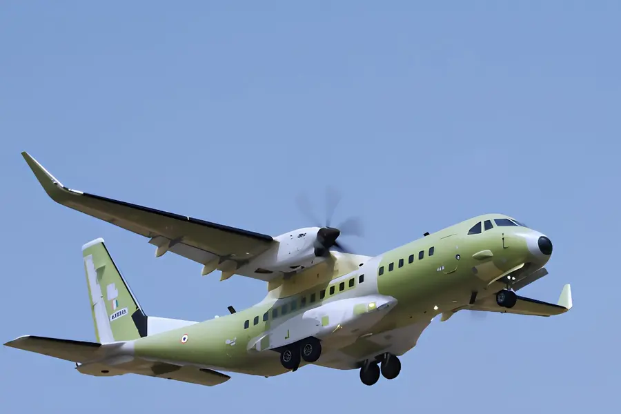 First Made-in-India Airbus C295 Successfully Takes Flight, Boosting ...
