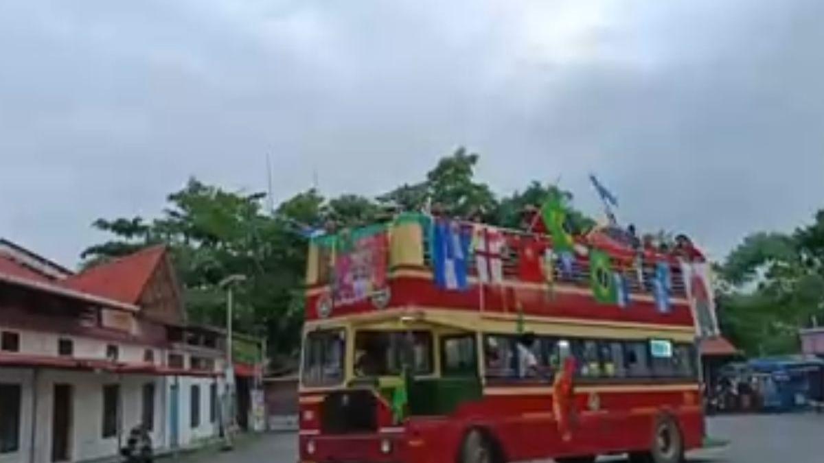 World Cup fever grips Kochi, football fans rally through city on double ...