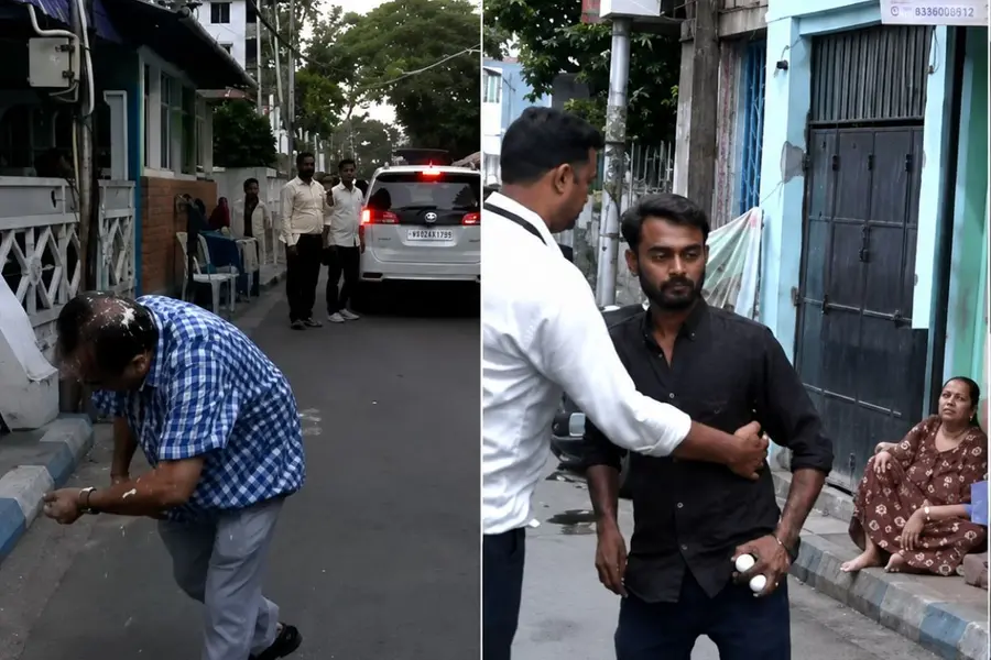 Kunal Ghosh hit by egg outside Mamata Banerjee’s Kalighat residence ...