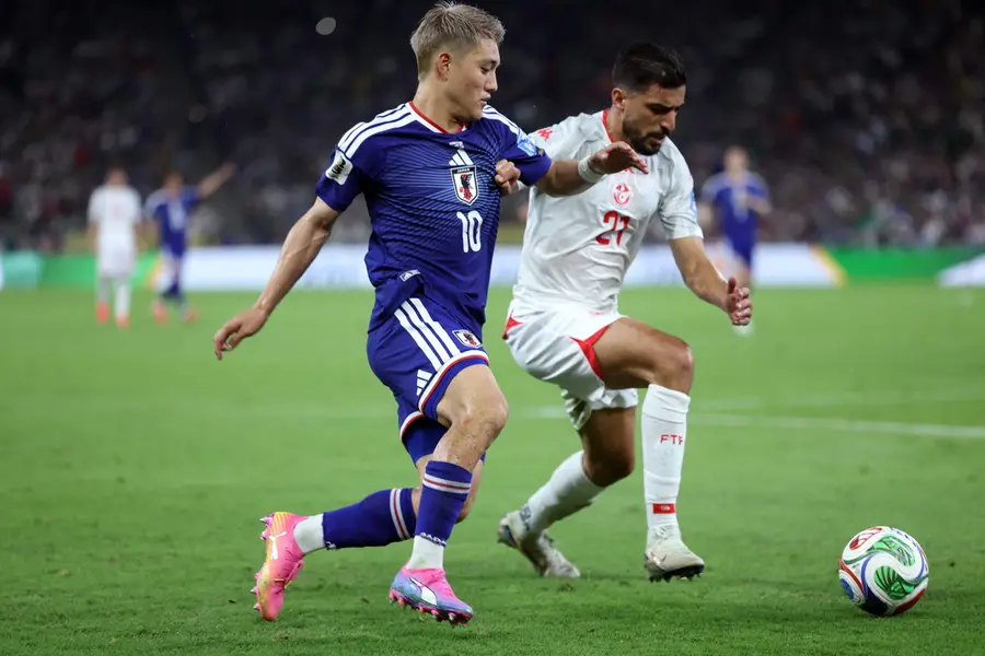 Japan mark 1,000th World Cup match with emphatic 4-0 win over Tunisia ...