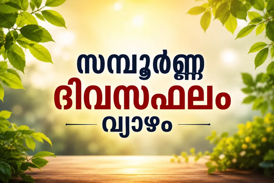സമ്പൂർണ്ണ ദിവസഫലം വ്യാഴം | Mathrubhumi